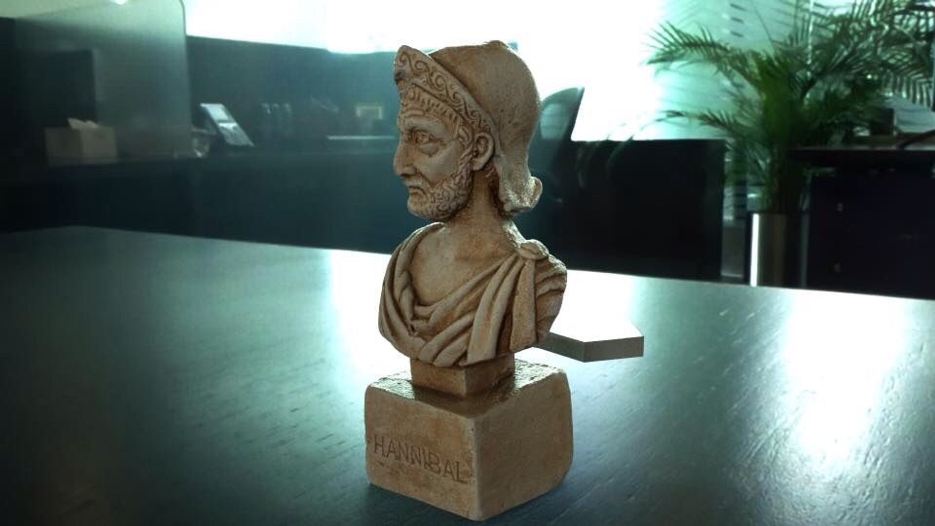 Hannibal Head Statue 3d Model