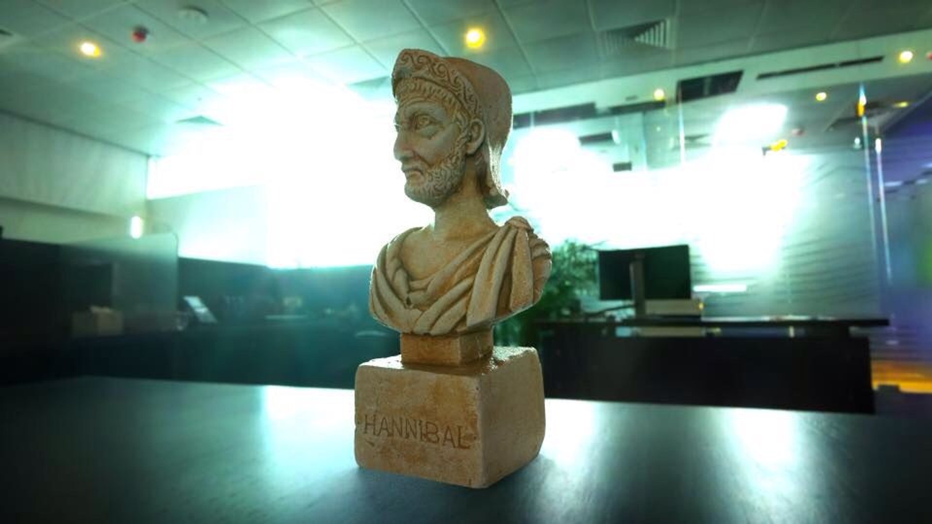 Hannibal Head Statue 3d Model