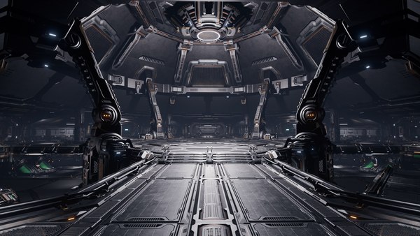 3D модель Sci-Fi Industrial Base Unreal Engine 4 - TurboSquid 2059333