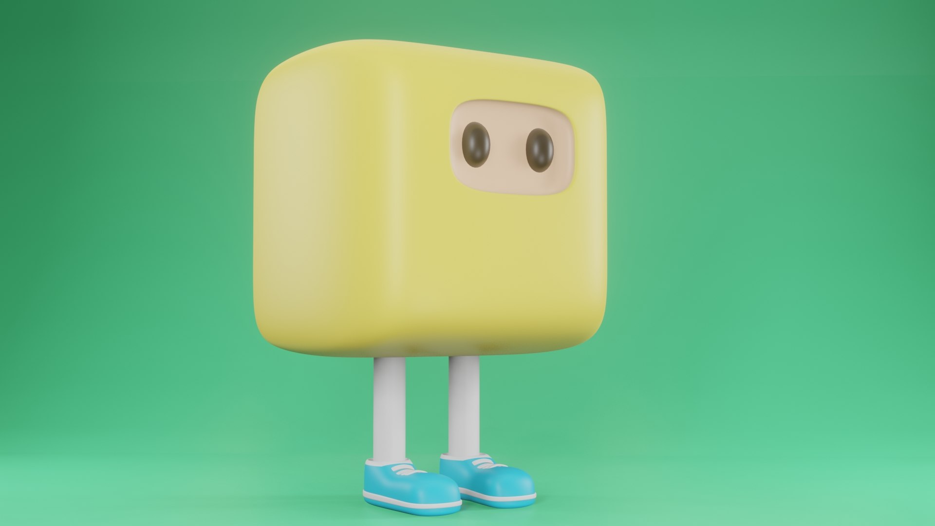 3D Boxy Minimalist Character Model - TurboSquid 1702487