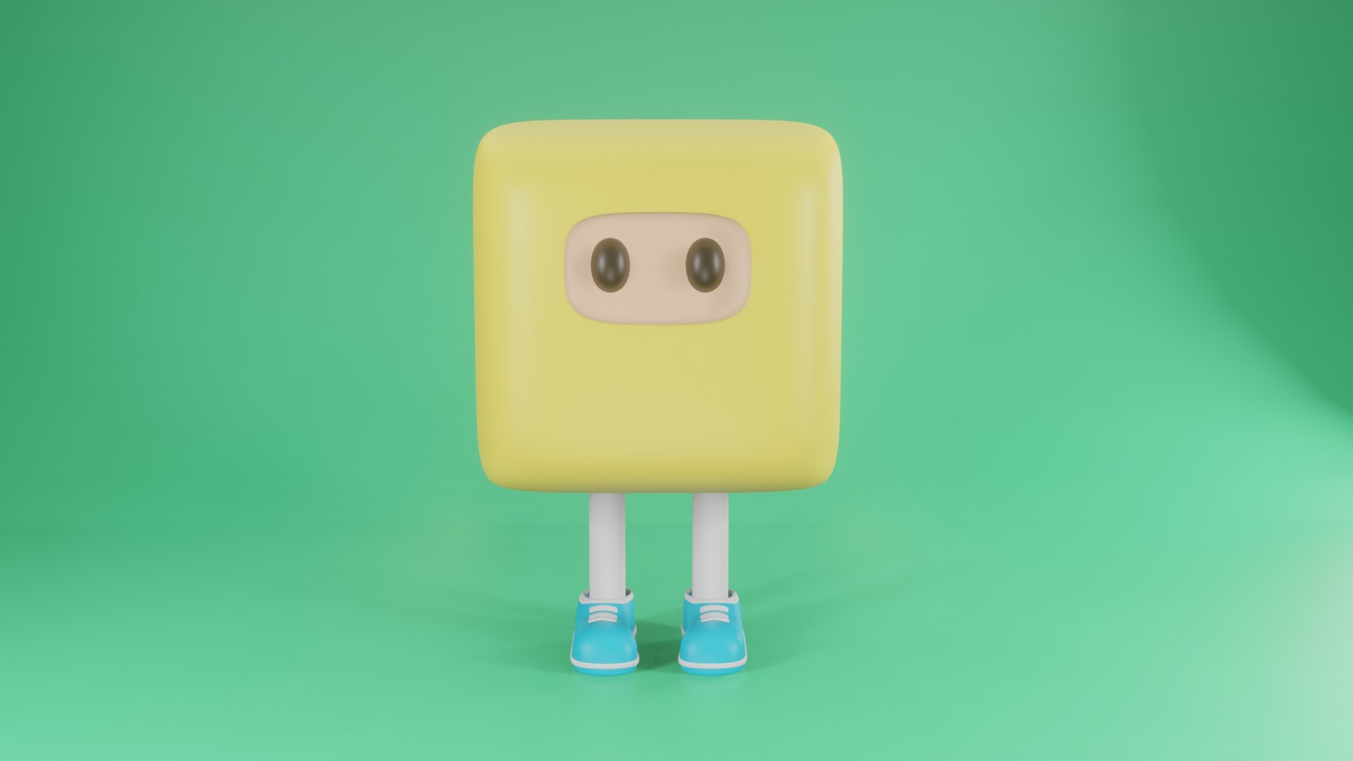 3D Boxy Minimalist Character Model - TurboSquid 1702487