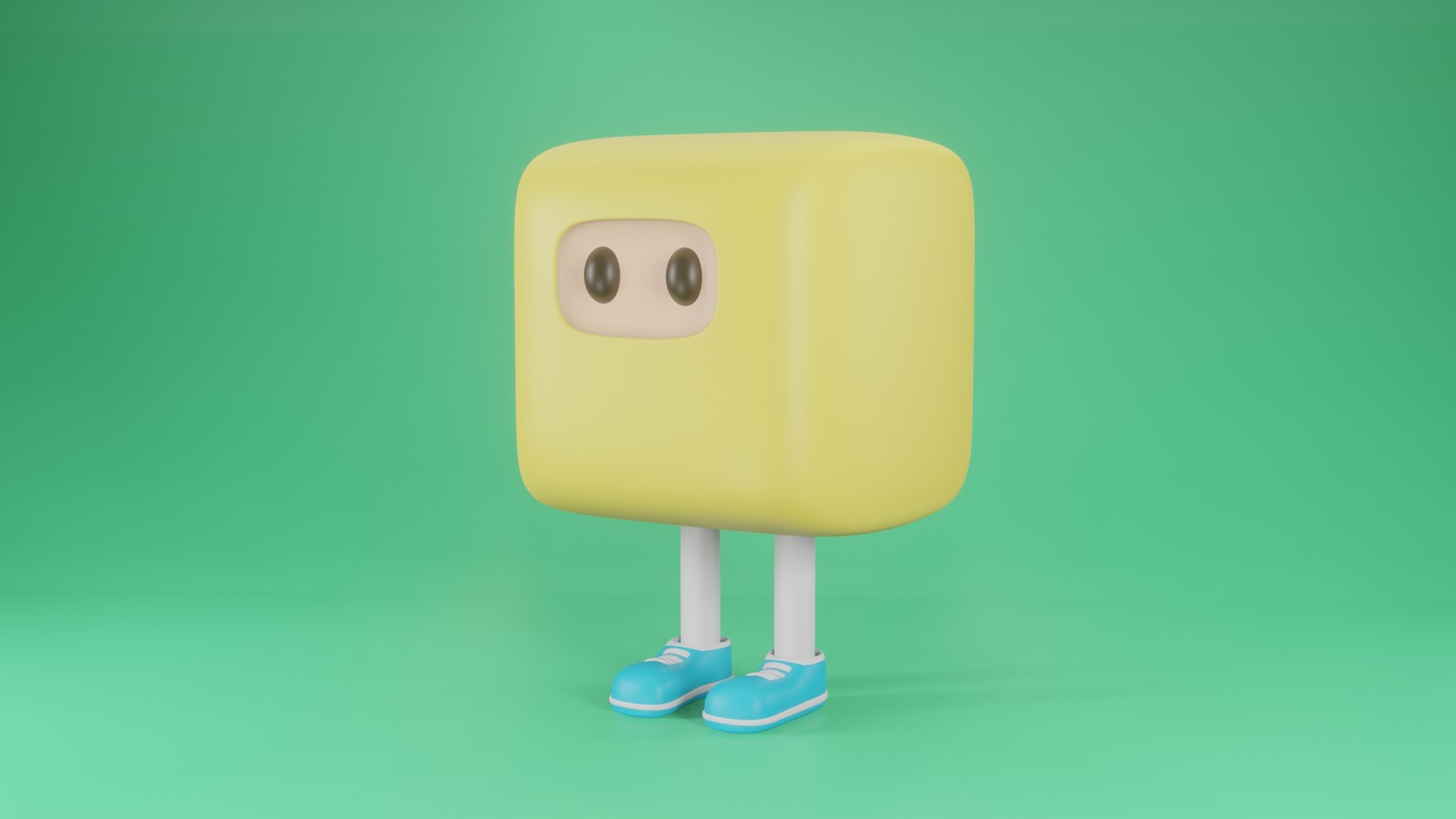 3D Boxy Minimalist Character Model - TurboSquid 1702487