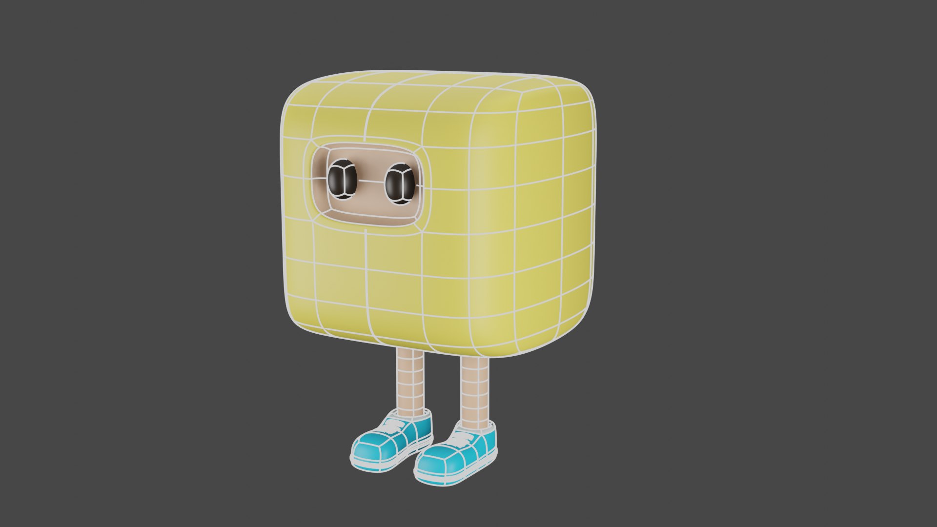 3D Boxy Minimalist Character Model - TurboSquid 1702487