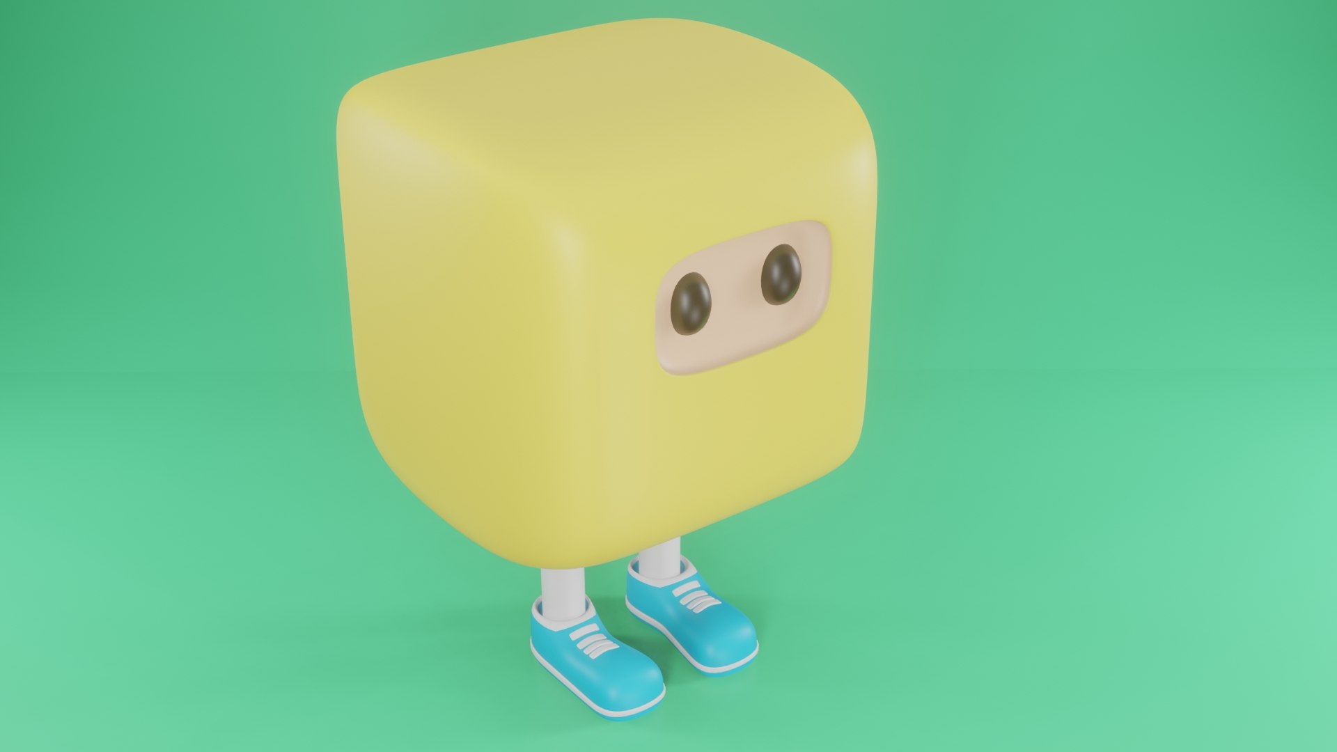 3D Boxy Minimalist Character Model - TurboSquid 1702487
