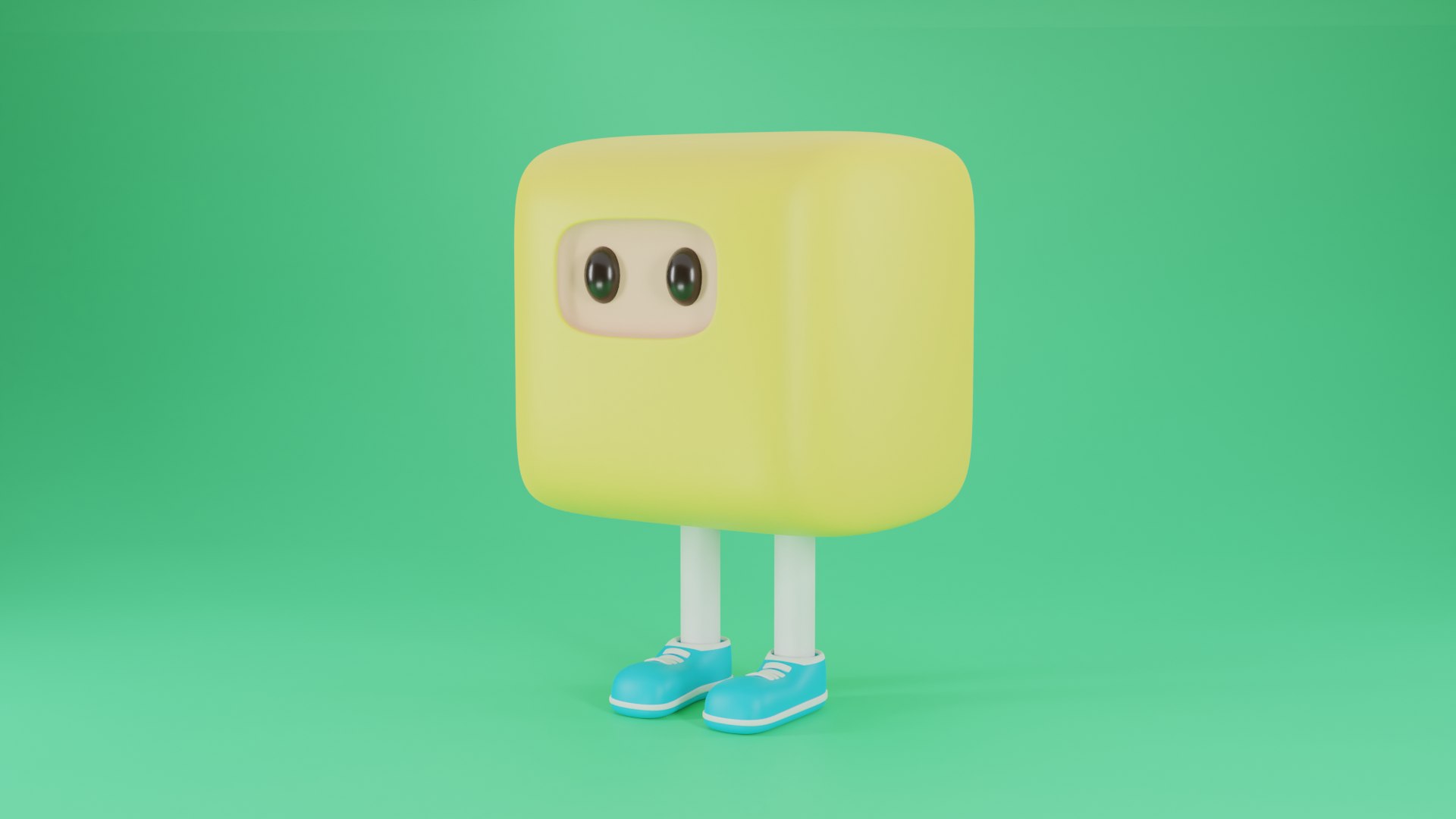 3D Boxy Minimalist Character Model - TurboSquid 1702487
