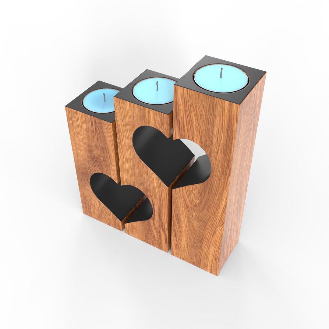 Candle Holder 3D Model - TurboSquid 2136594