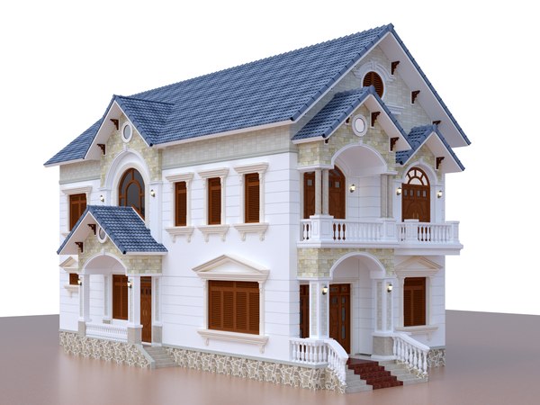 Classic Villa 2 3D model - TurboSquid 1836895