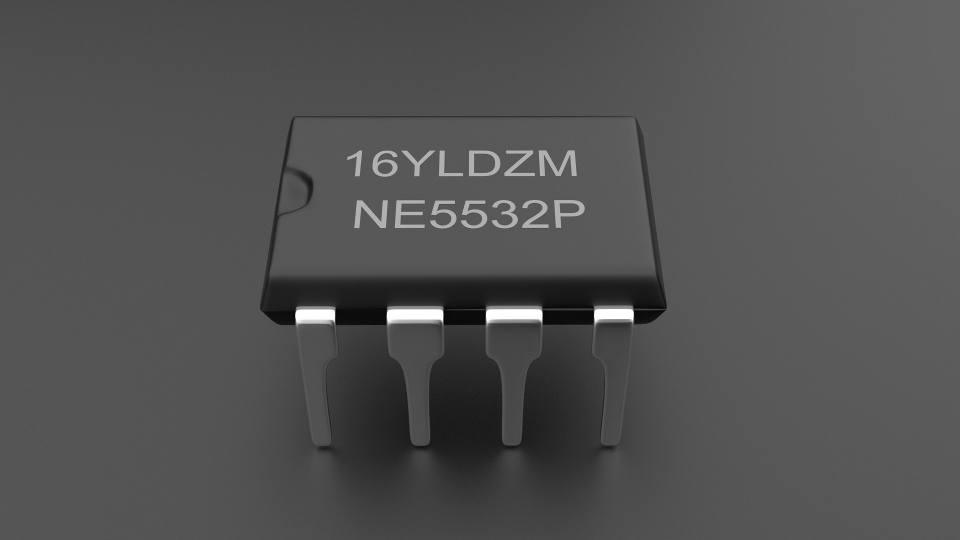 IC-NE5532 3D Model - TurboSquid 2267629