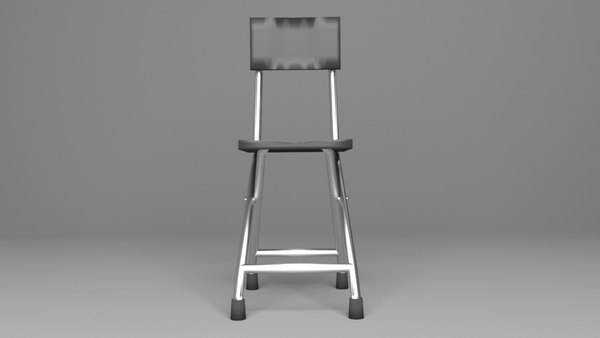 Square folding chair 3D model - TurboSquid 1551975
