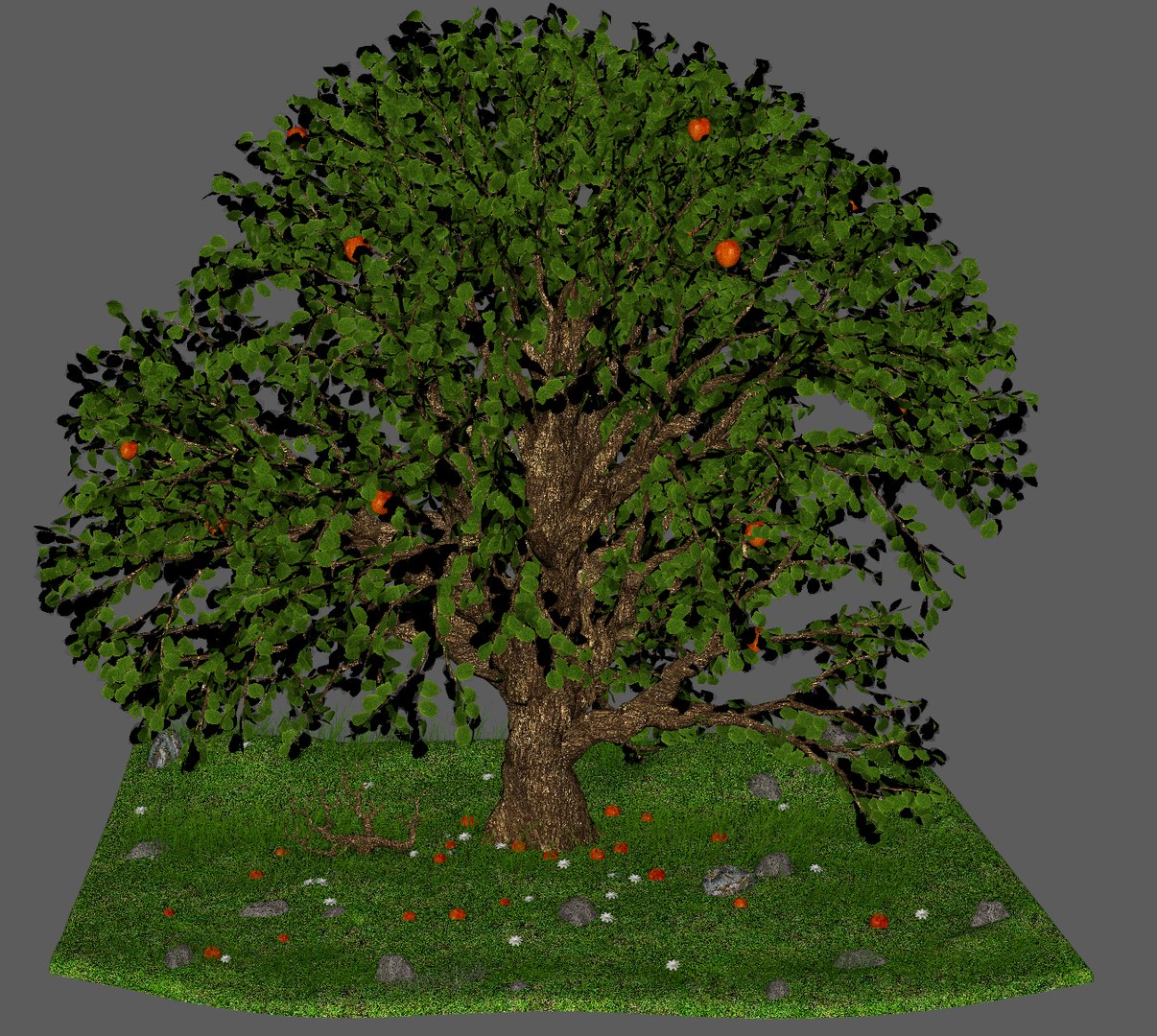 3D tree apple model - TurboSquid 1349379