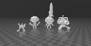 Game Character STL Models for Download | TurboSquid