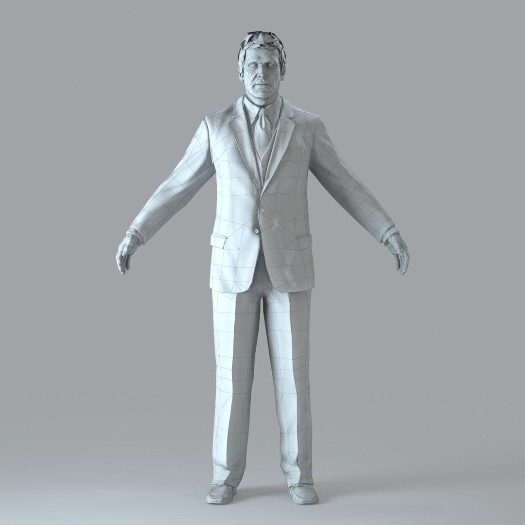 character human 3d model