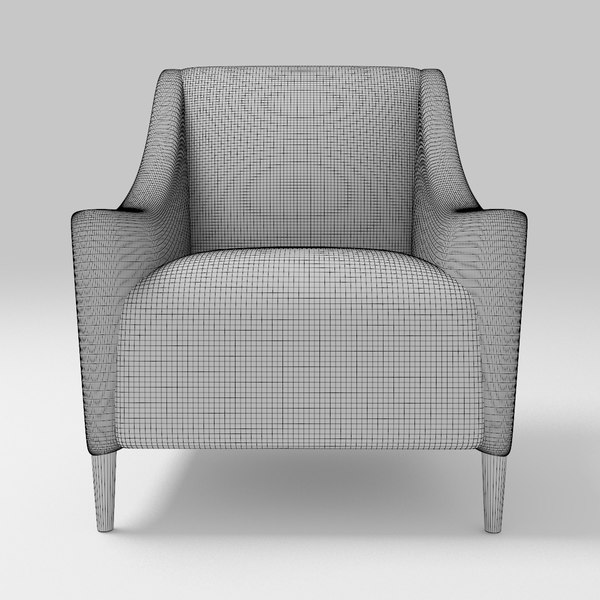 3d arm chair armchair