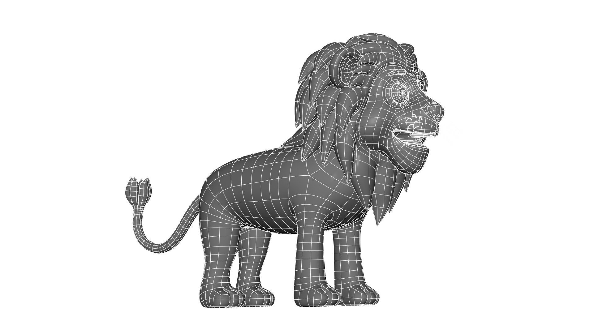 3D Cartoon Lion 3D Model - TurboSquid 2139770