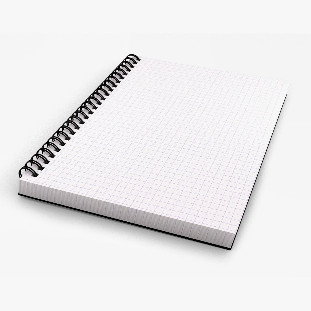Notebook model - TurboSquid 1197671