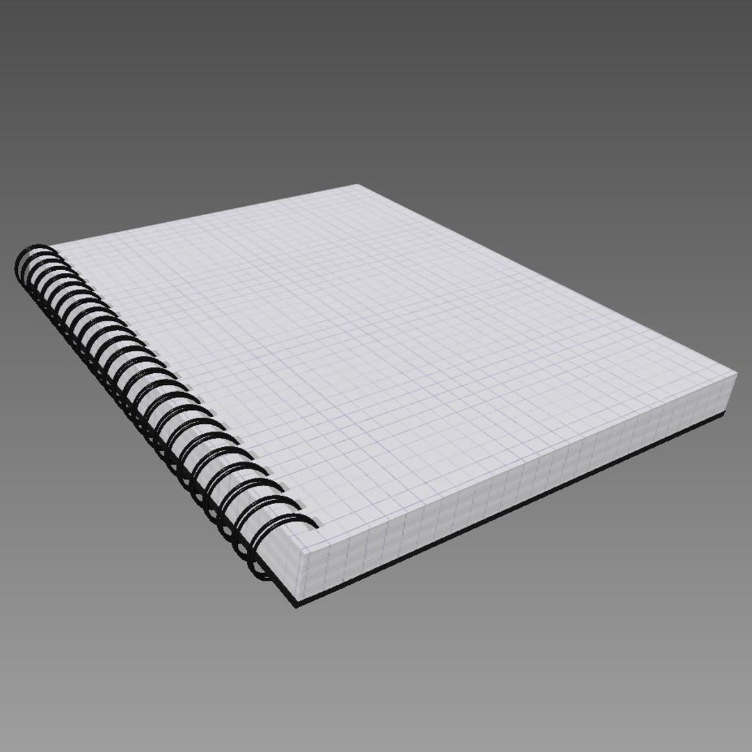 Notebook Model - TurboSquid 1197671