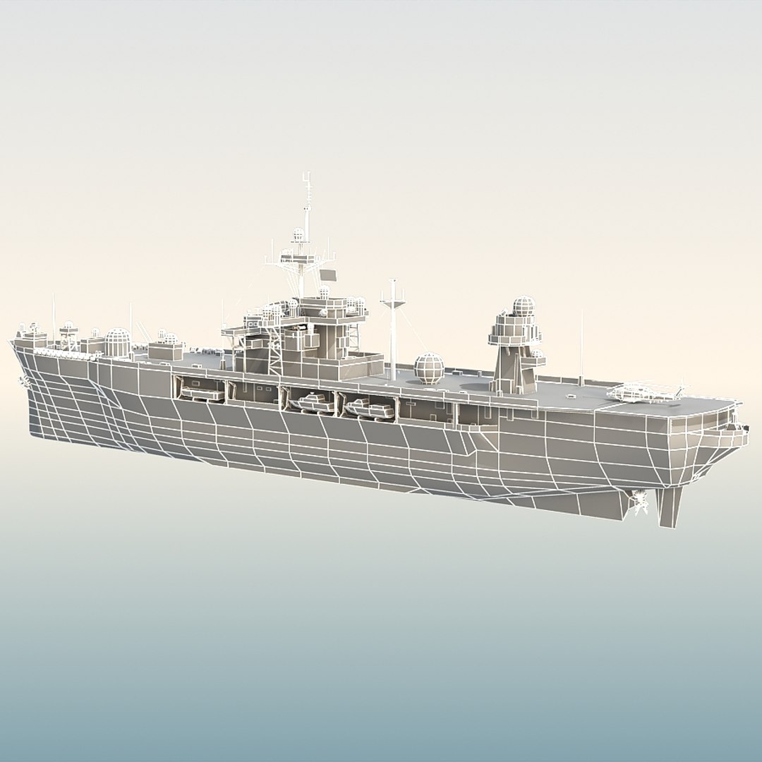 3d model uss lcc mount