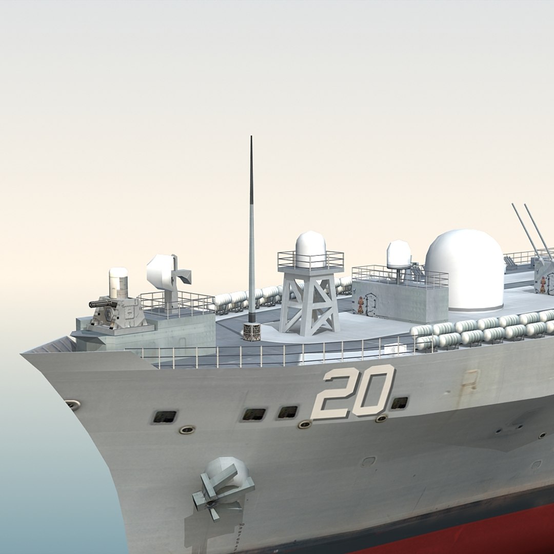 3d model uss lcc mount
