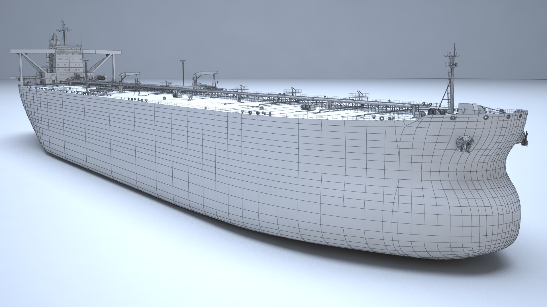 Oil Tanker Ship 300000dwt 3d Model
