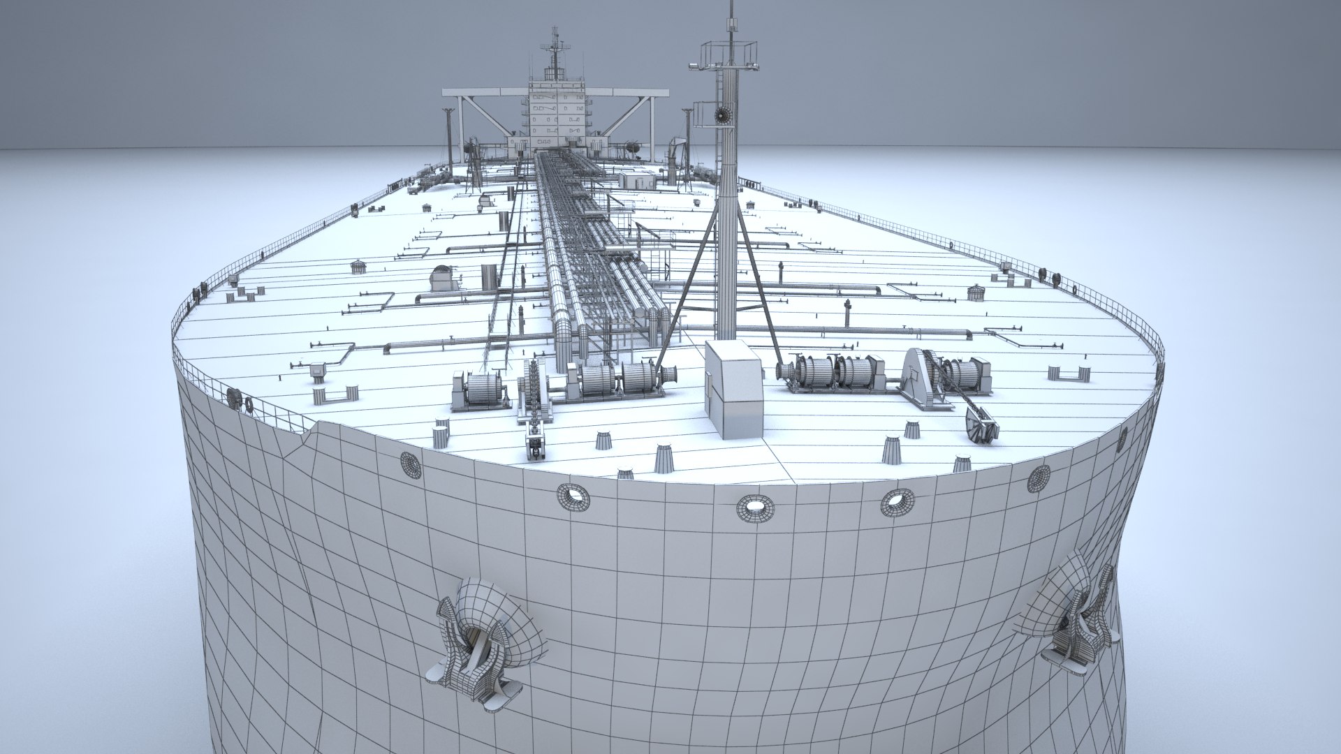 Oil Tanker Ship 300000dwt 3d Model