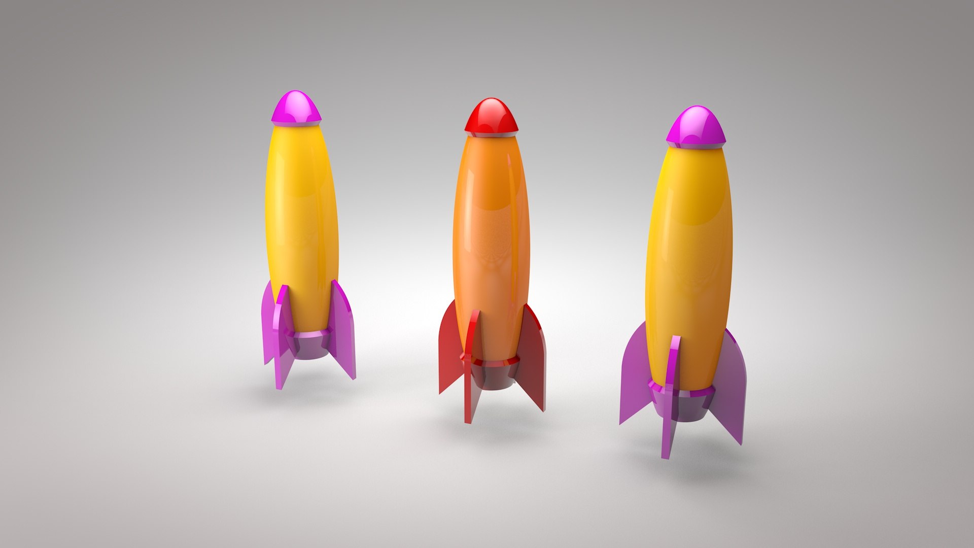 3D Cartoon Rocket 3D High Quality Model - TurboSquid 2138780