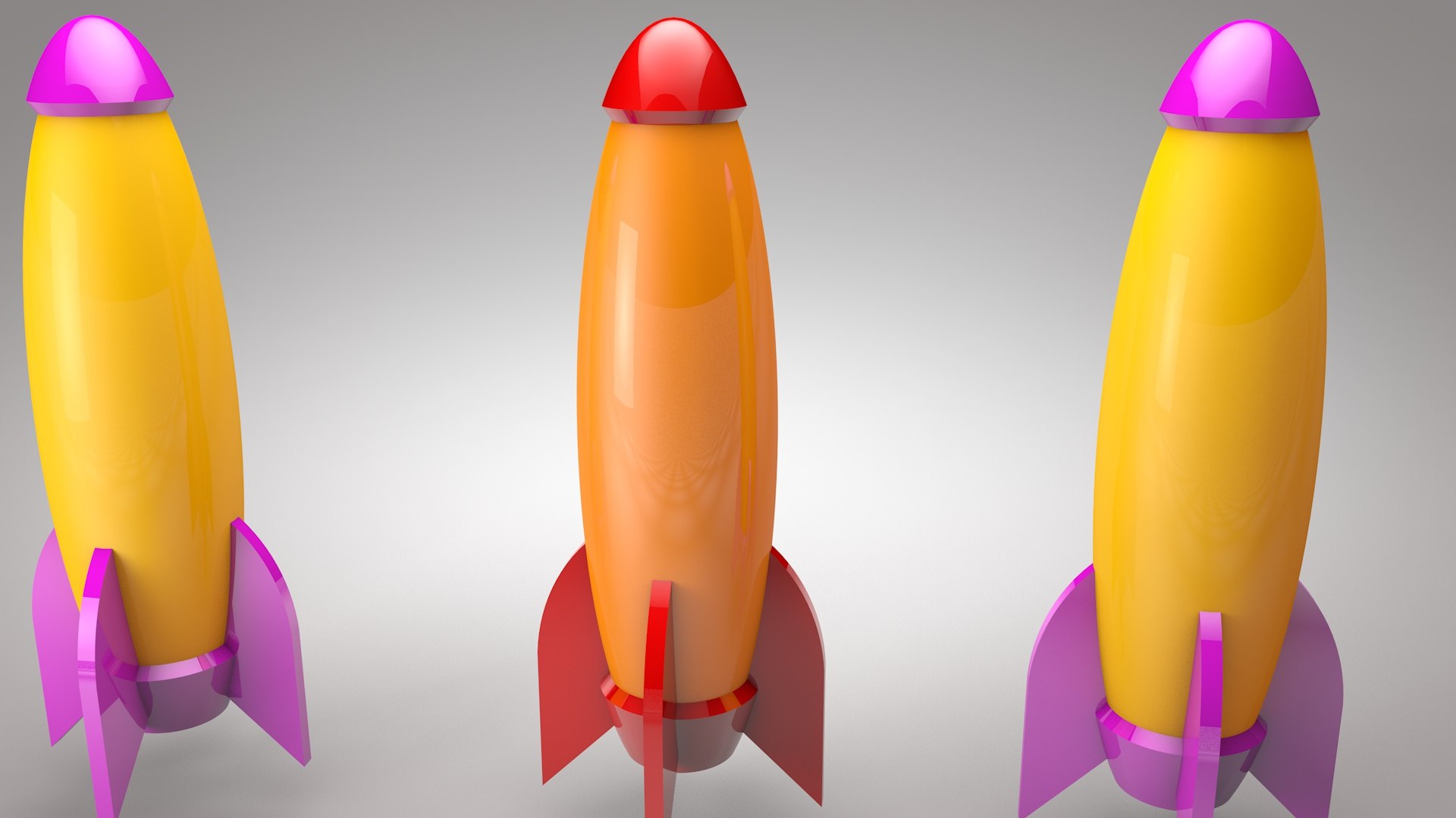 3D Cartoon Rocket 3D High Quality Model - TurboSquid 2138780