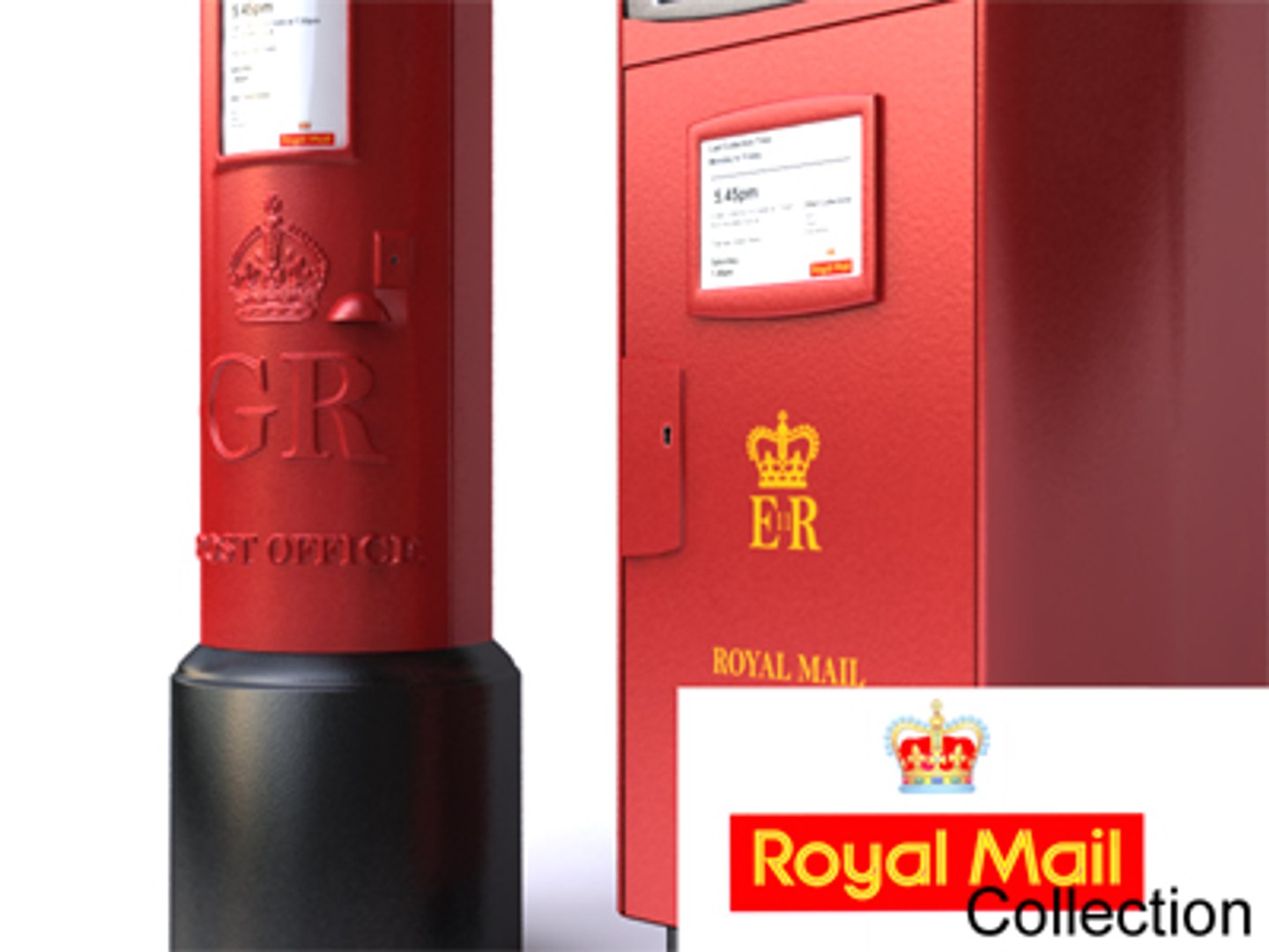 3d Model Royal Mail Boxes