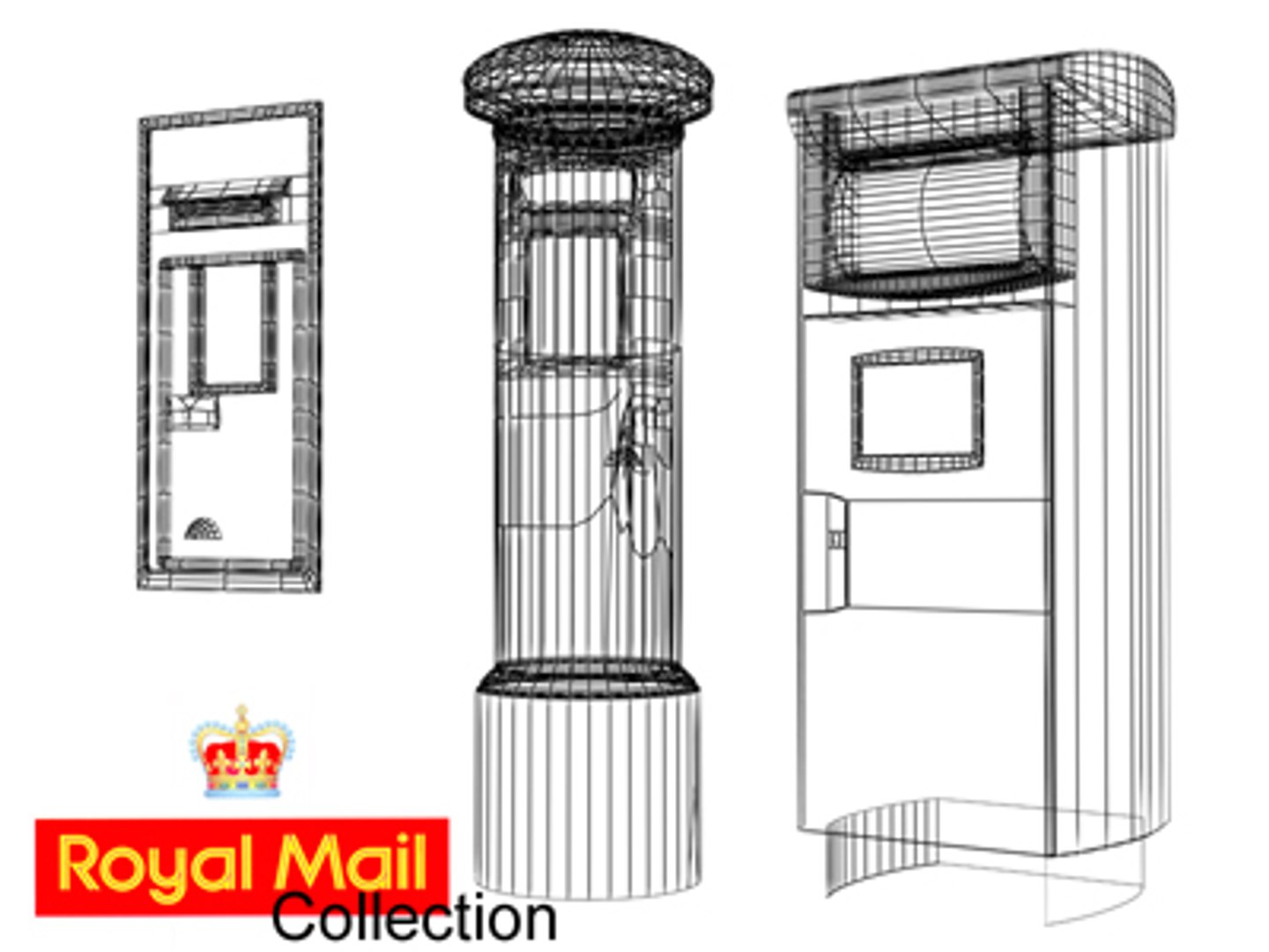 3d Model Royal Mail Boxes