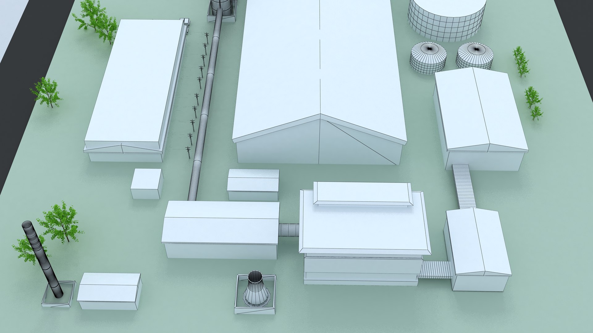 Generic Layout Factory Industrial 3D - TurboSquid 1356121