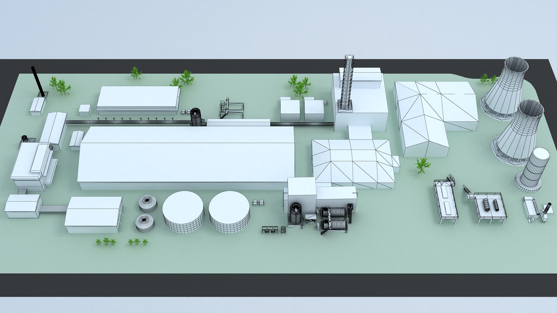 Generic Layout Factory Industrial 3D - TurboSquid 1356121