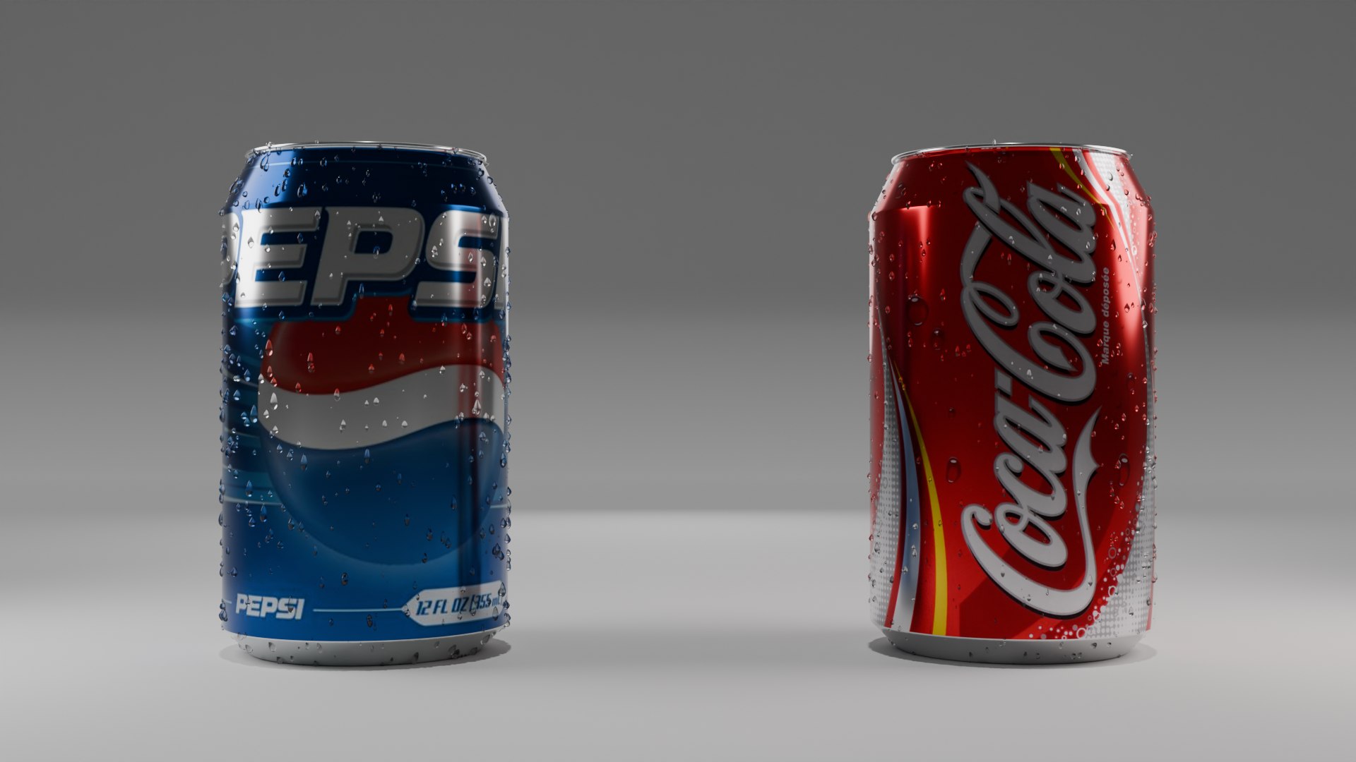 Free Lata De Gaseosa Coca Cola Y Pepsi 3D Model - TurboSquid 2218237