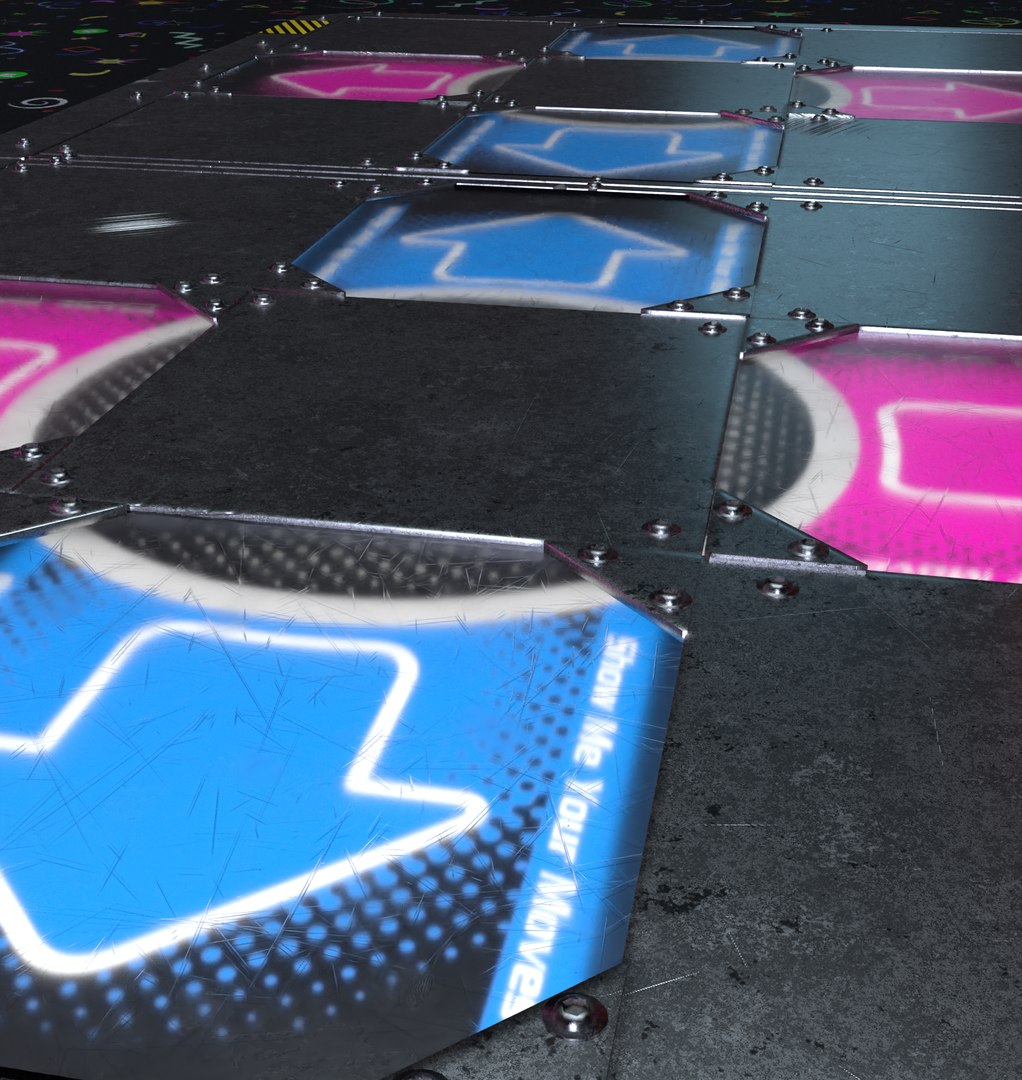 3D Dance Dance Revolution DDR Arcade Cabinet - TurboSquid 2172582