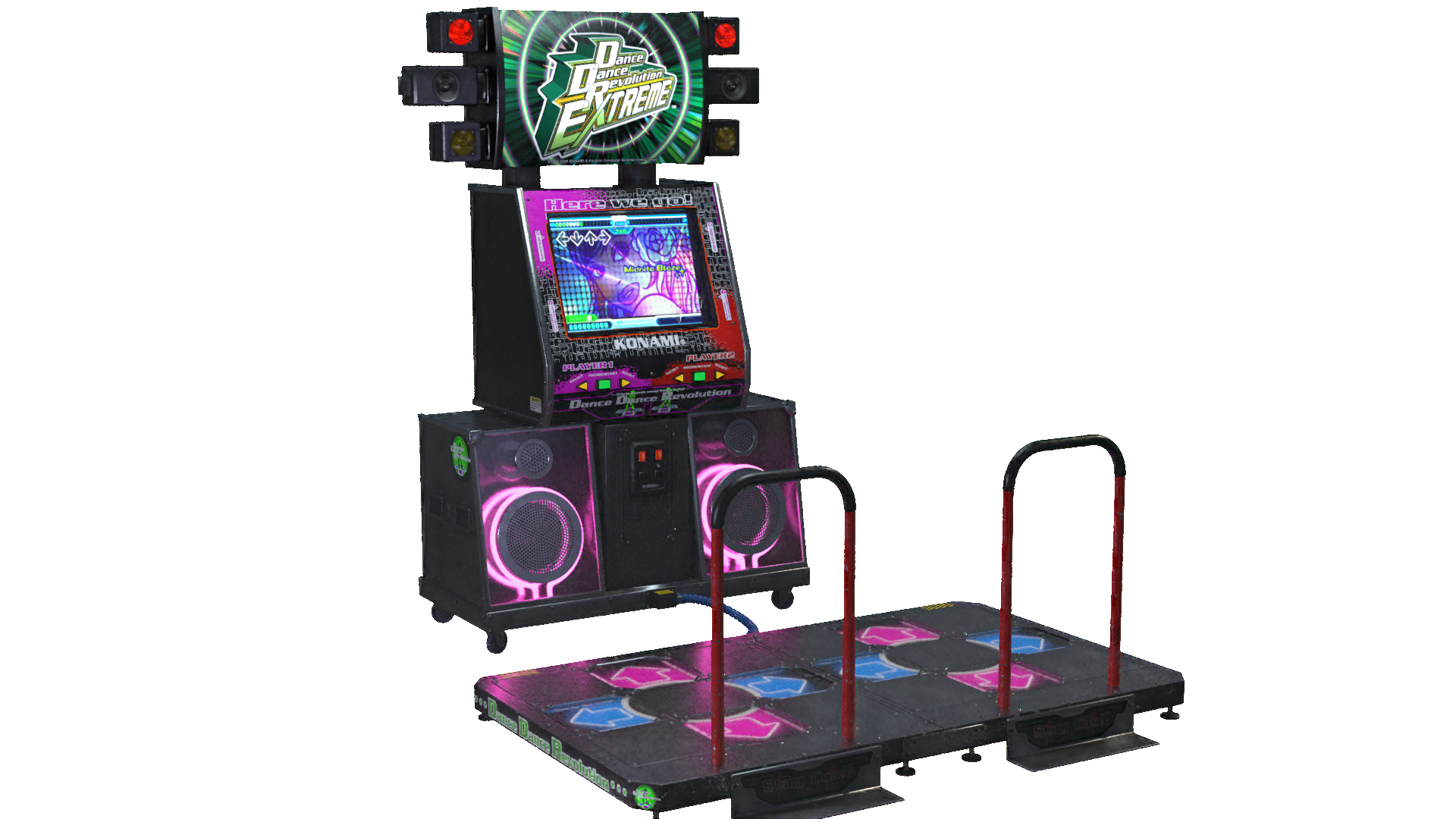 3D Dance Dance Revolution DDR Arcade Cabinet - TurboSquid 2172582