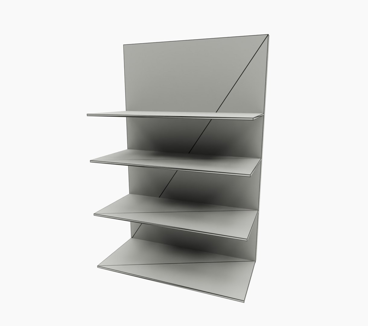 3D Shelving Shelf Furniture Model - TurboSquid 1600888