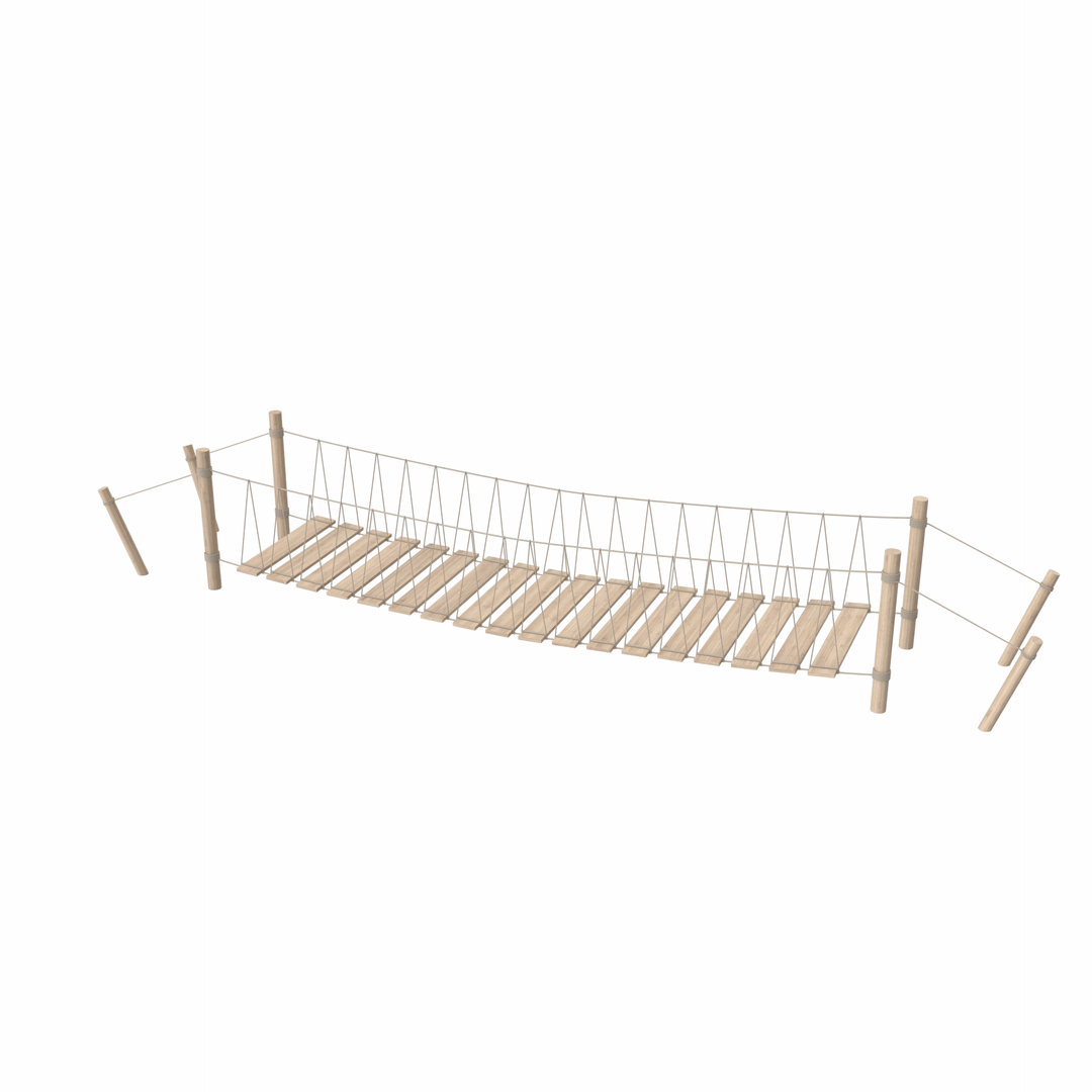 Rope Bridge 3D Model - TurboSquid 2203910