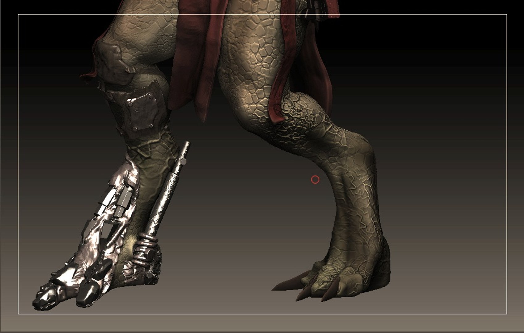 3d model rino monster