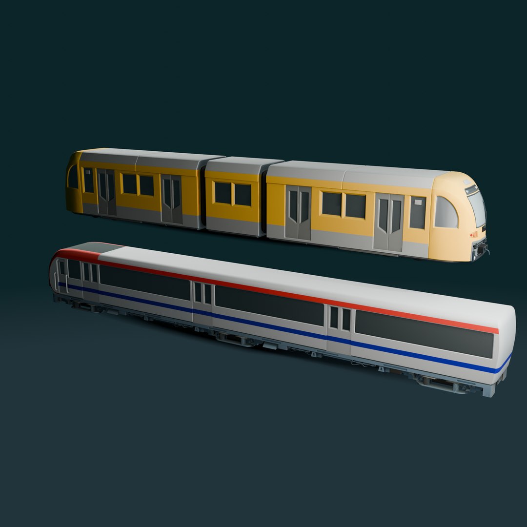 Train Cartoon 3D Model Stylized 3D Model - TurboSquid 2325039