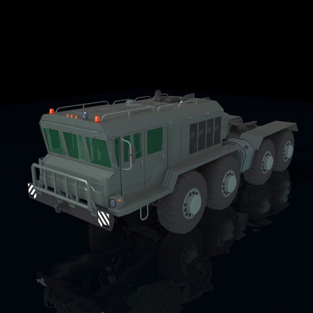 3D Model Army Truck Maz Kzkt - TurboSquid 1213082