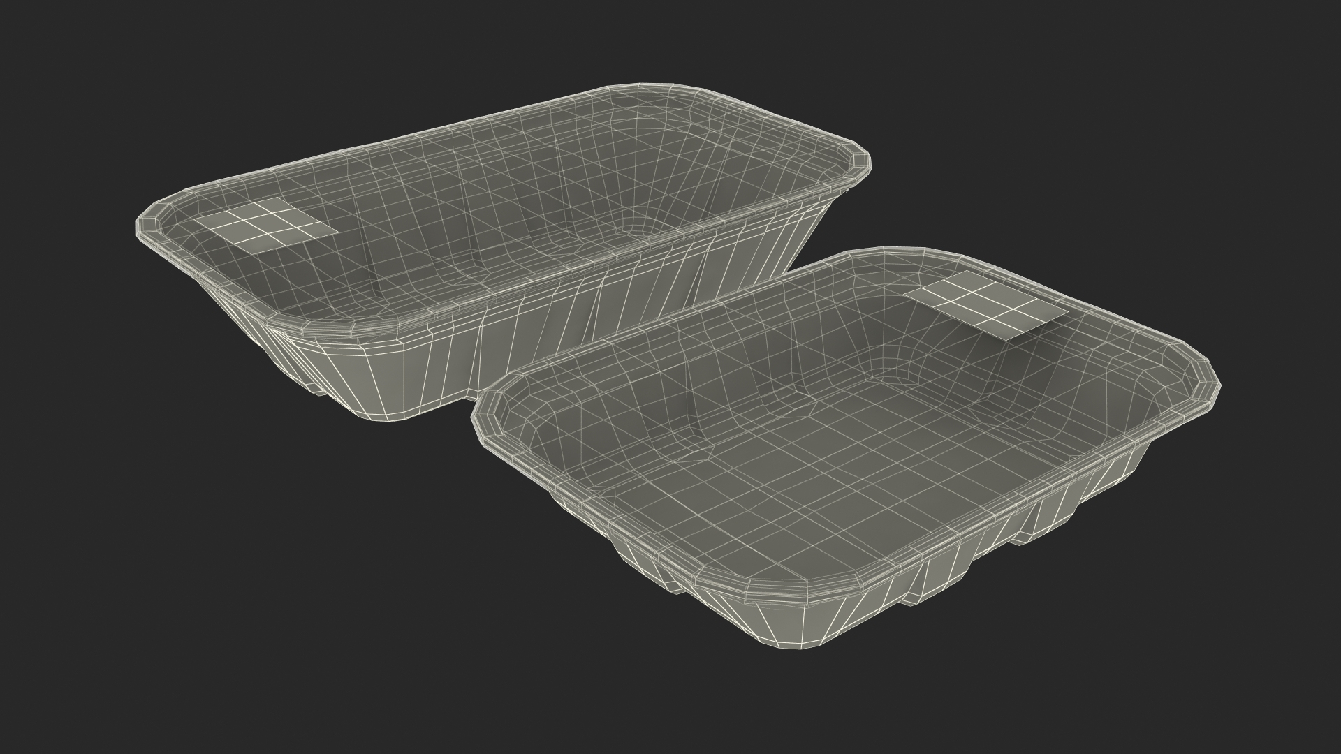 3D Disposable Food Containers - TurboSquid 2399584