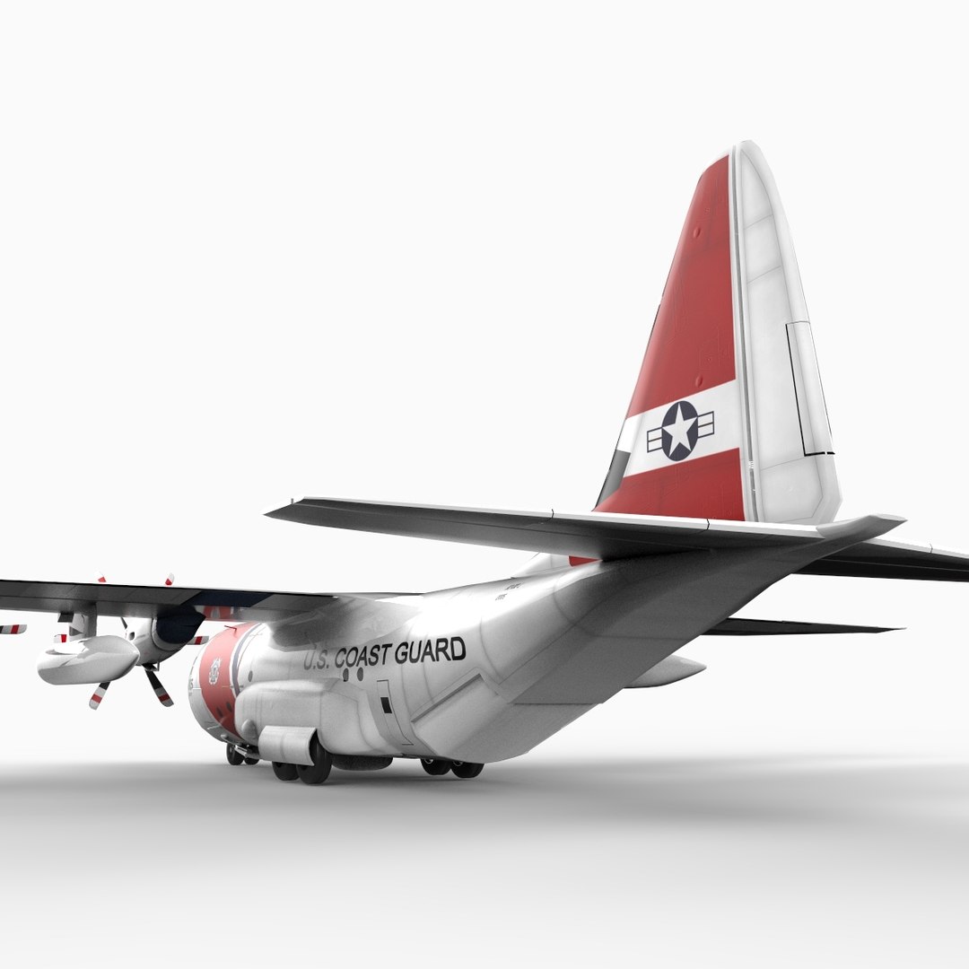 3d Coast Guard Hc-130j Model