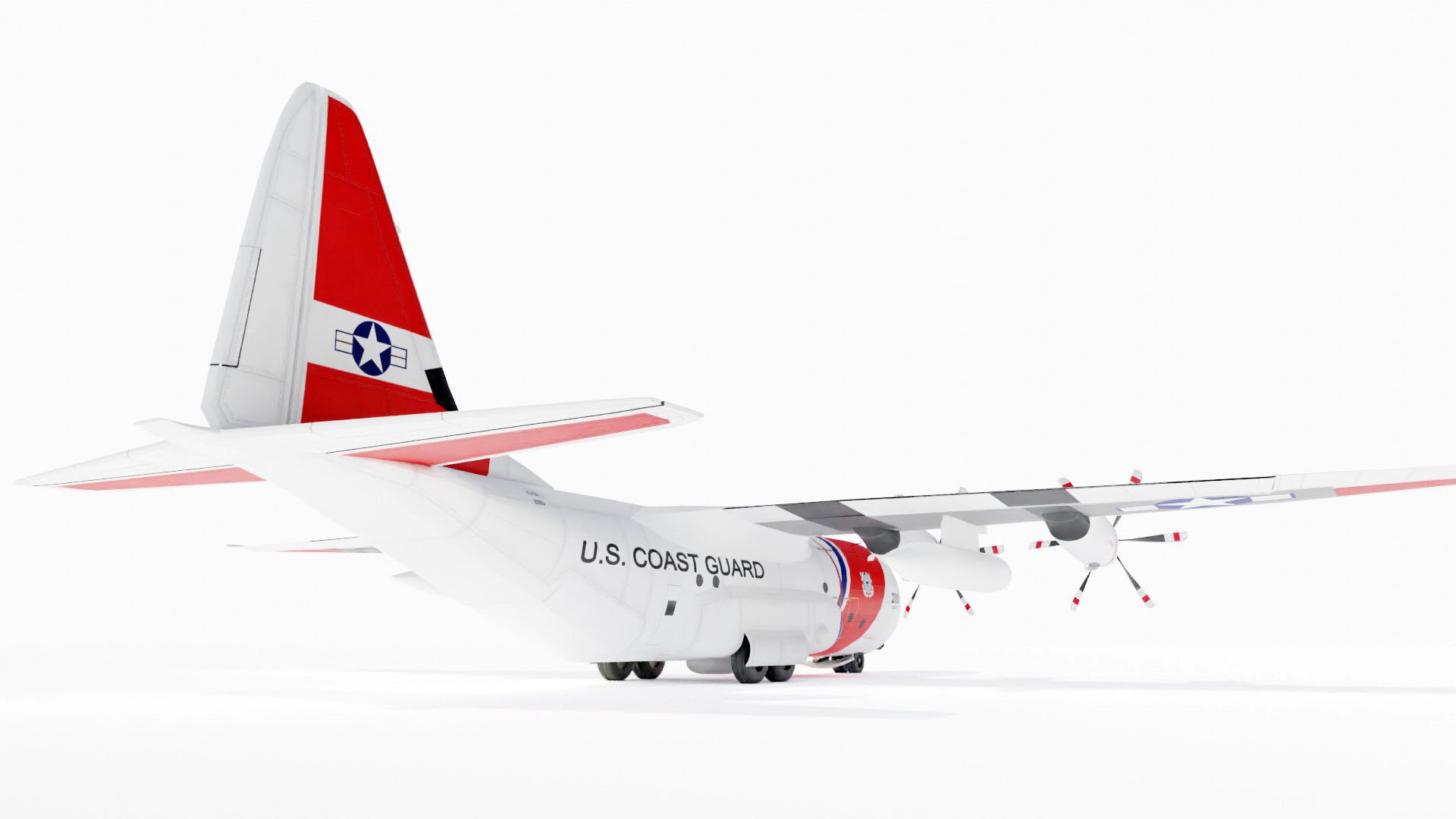 3d Coast Guard Hc-130j Model