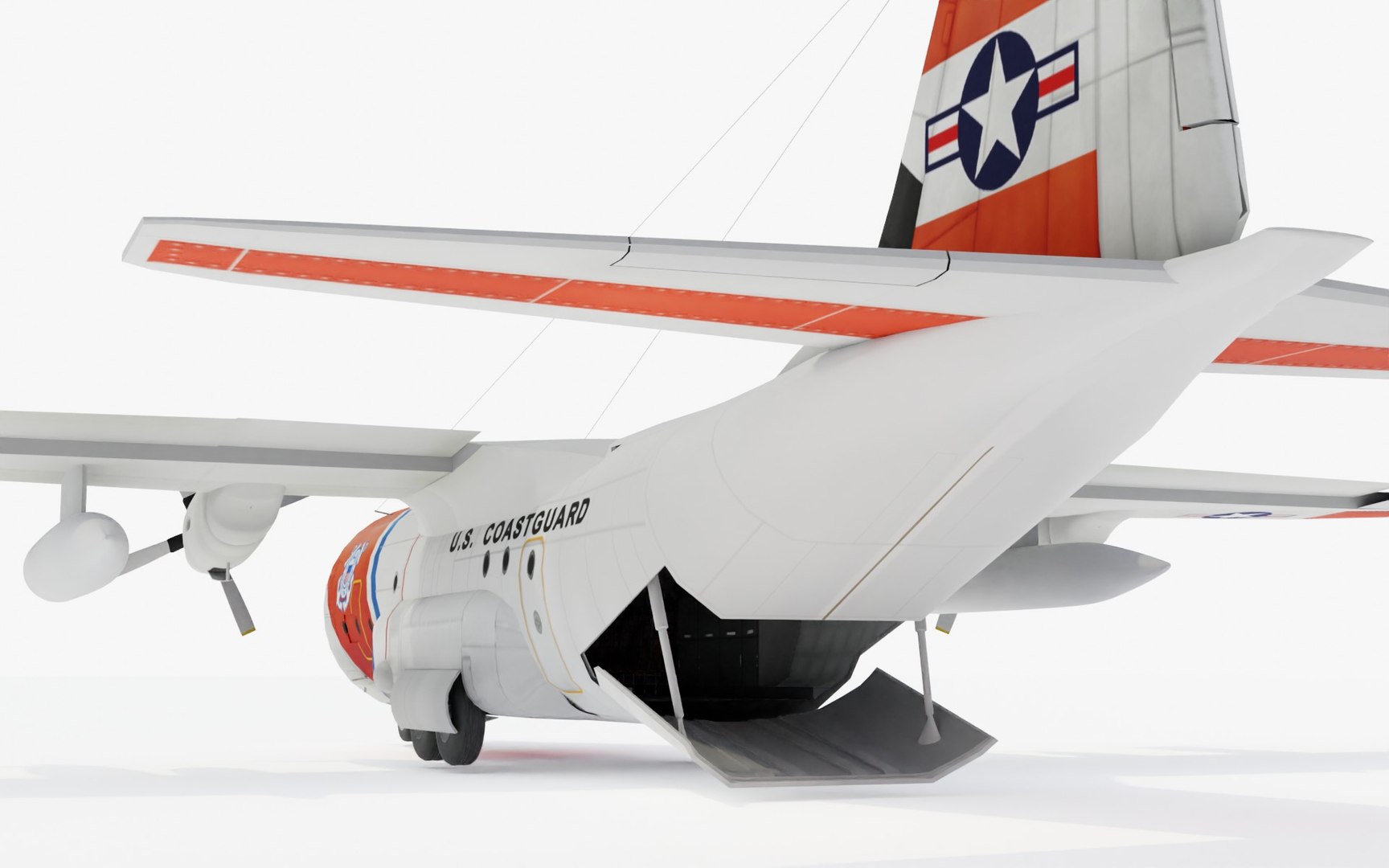 3d Coast Guard Hc-130j Model
