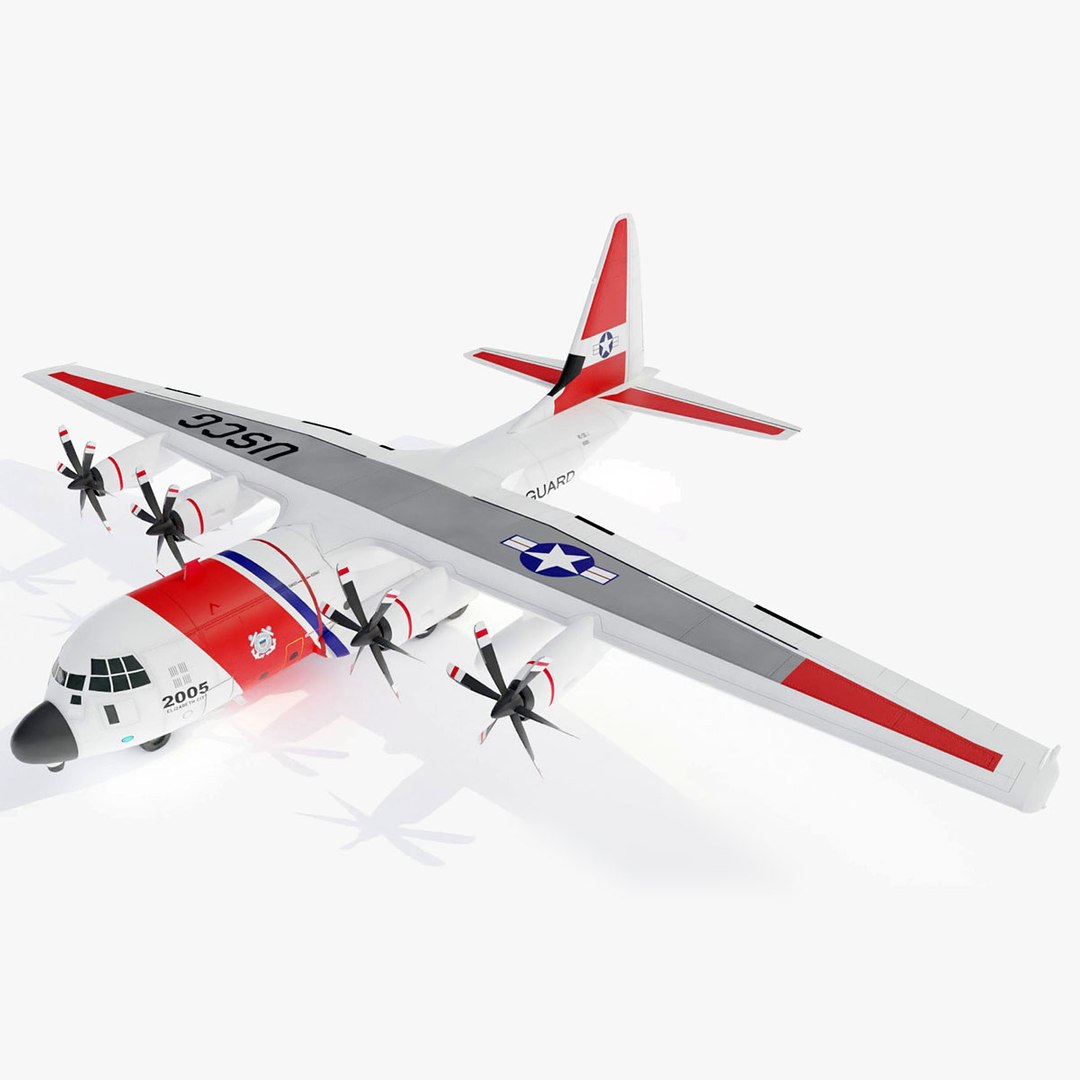 3d Coast Guard Hc-130j Model