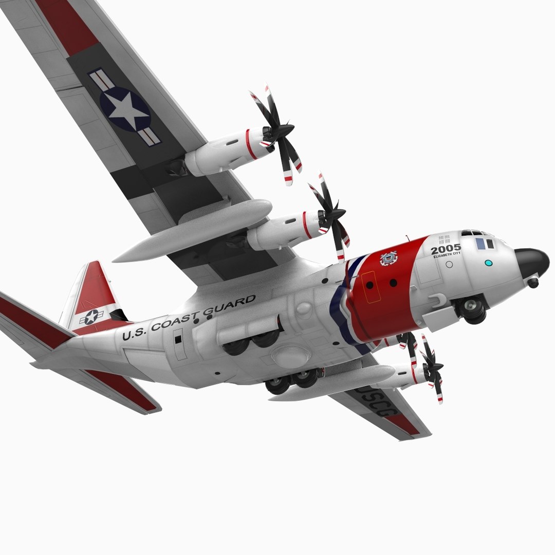 3d Coast Guard Hc-130j Model
