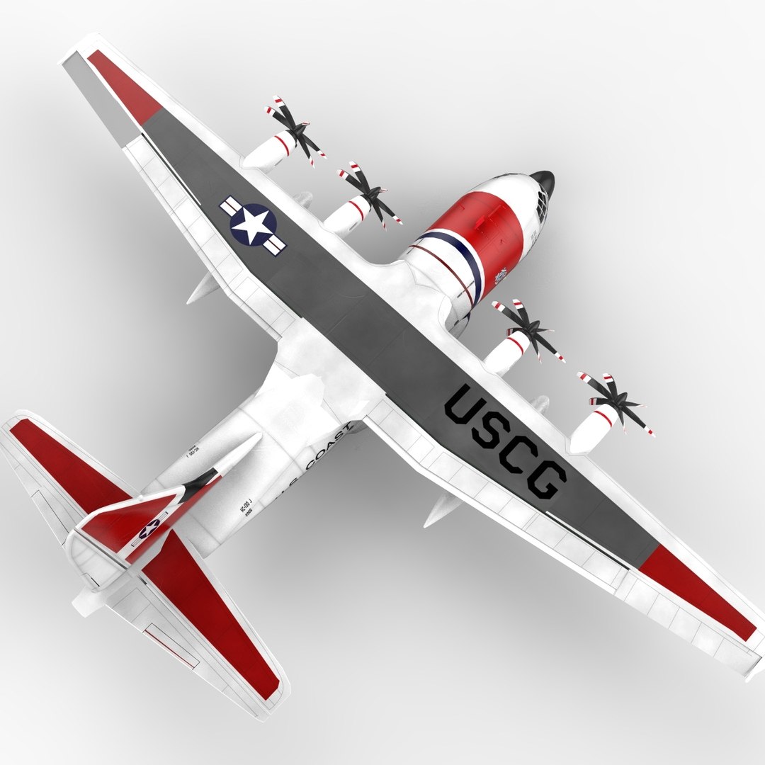 3d Coast Guard Hc-130j Model
