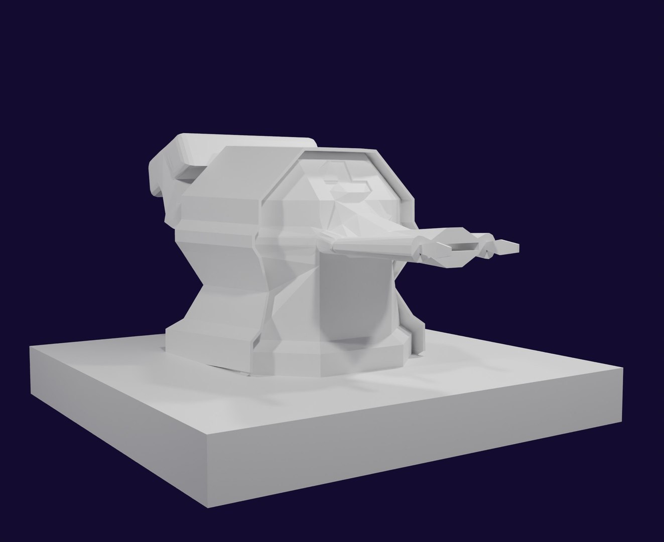 Laser Cannon Turret 3D Model - TurboSquid 2025030