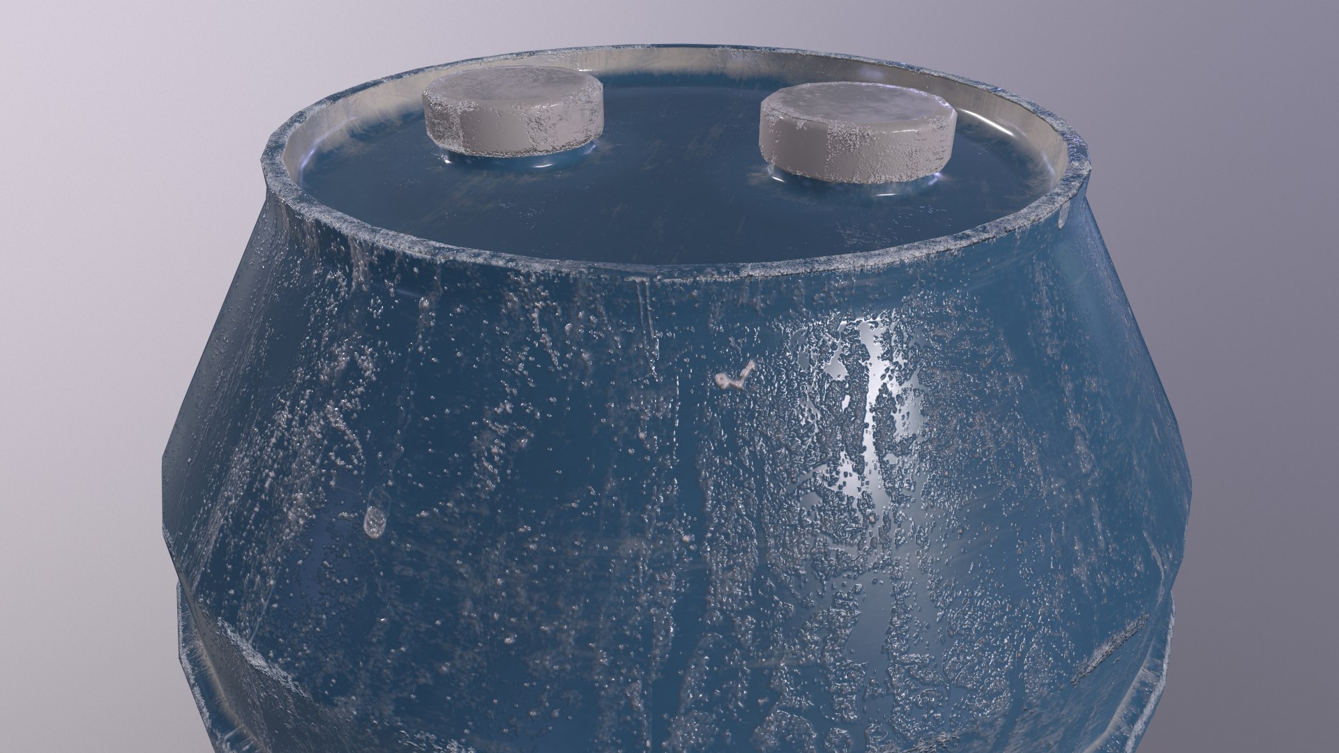 3D Frozen Barrel - TurboSquid 2142585
