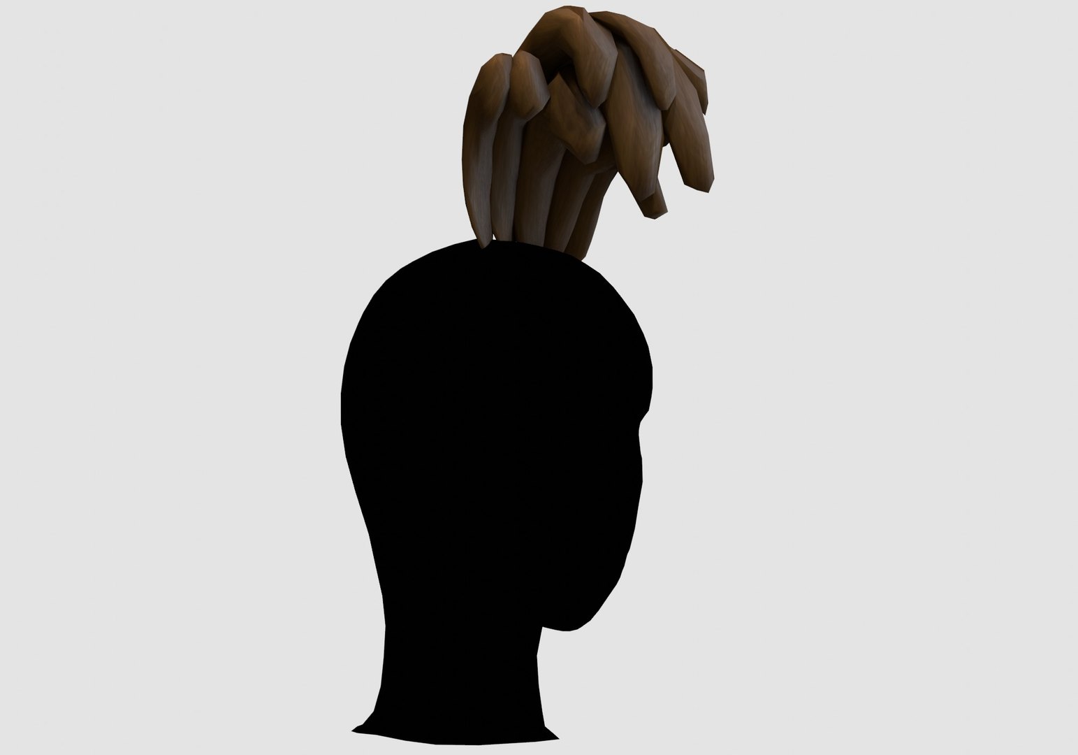 Punk Wavy Hairstyle 3D Model - TurboSquid 1931874