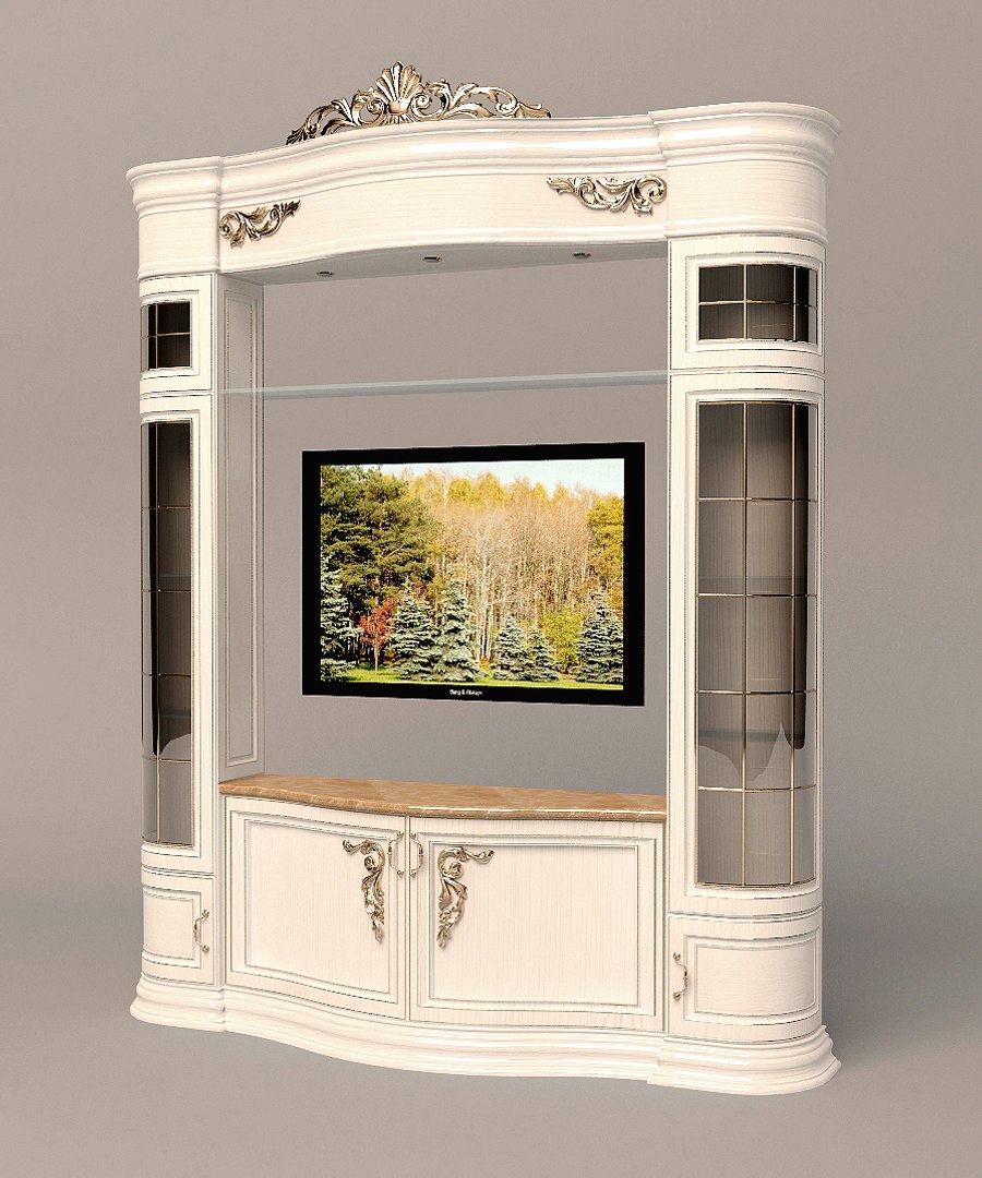 3ds max tv cabinet