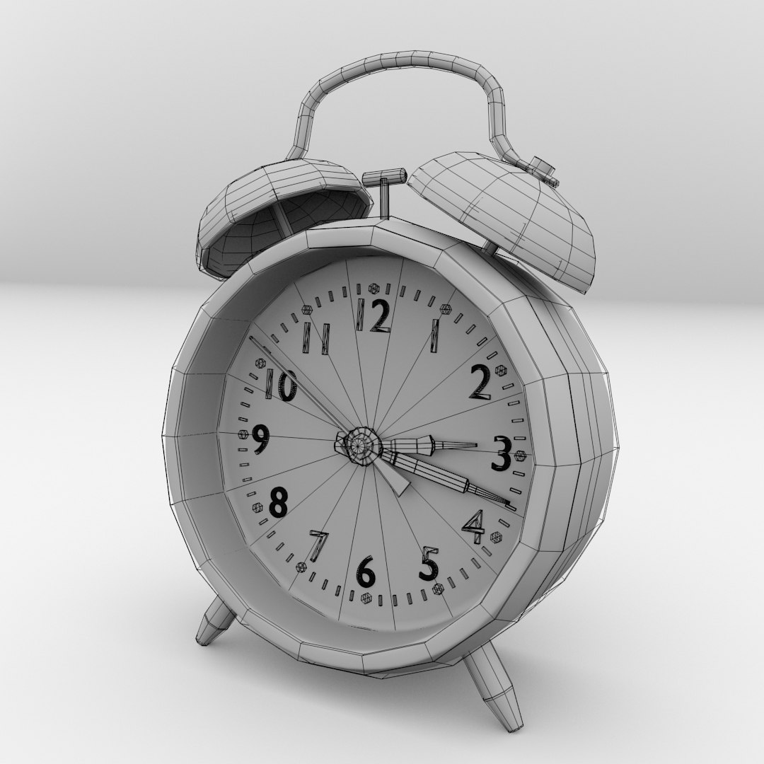 3d Model Alarm Clock